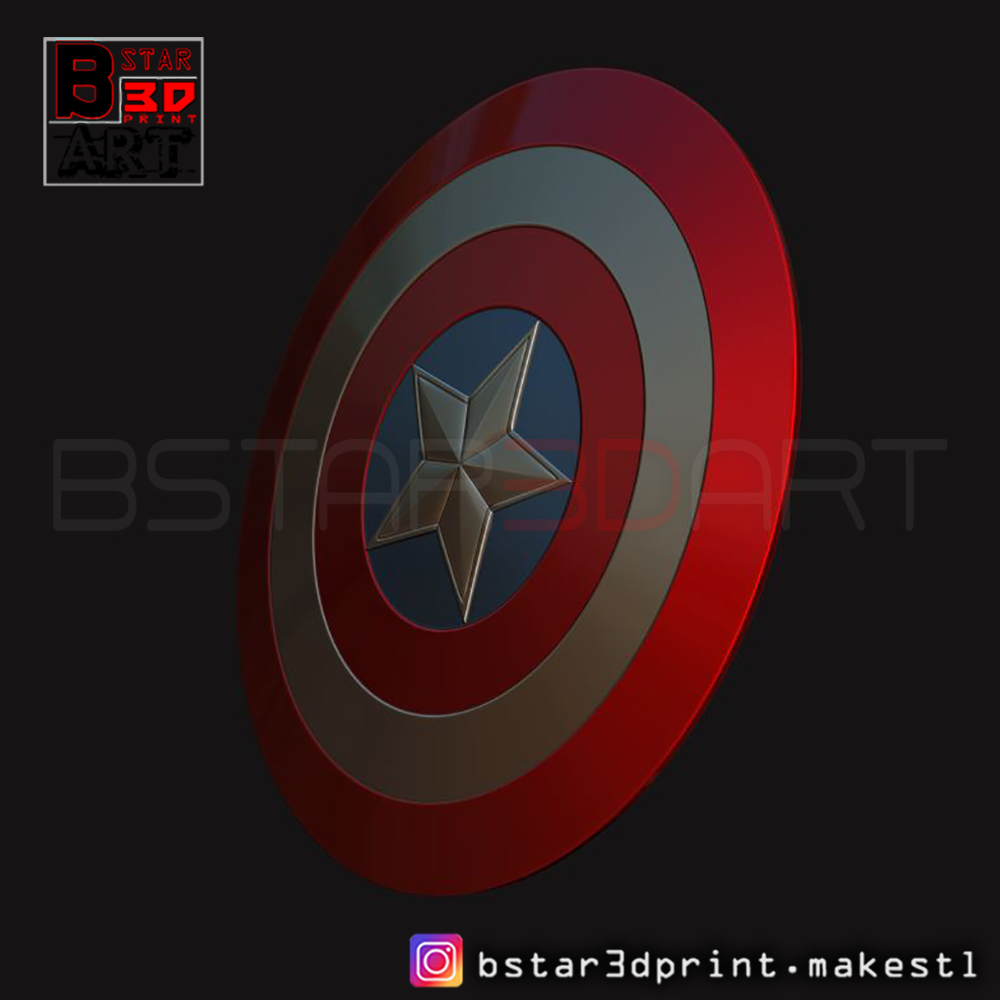 STL file The captain America Shield - Infinity War - Endgame - Marvel 🛡 ...