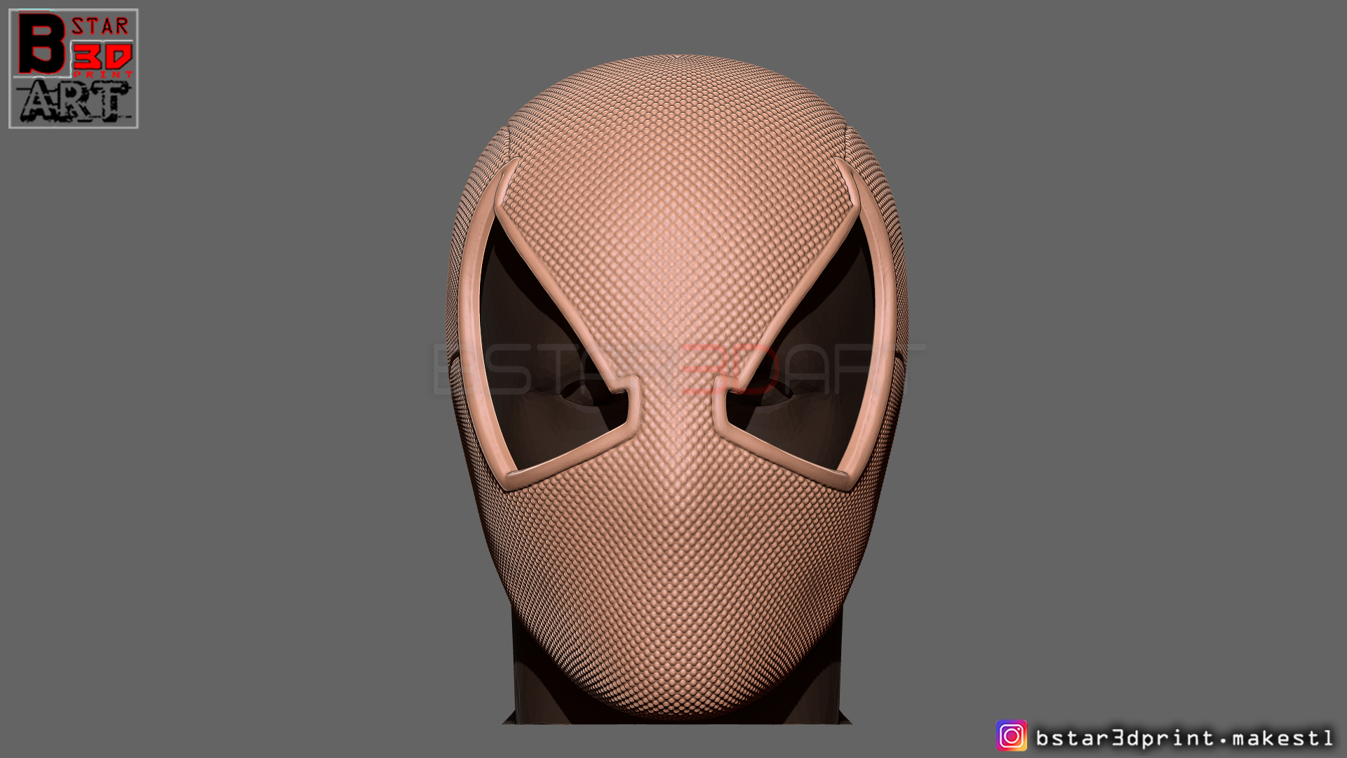 STL file Scarlet Spider mask -Spider man Helmet - Marvel comics 🕷️・3D ...