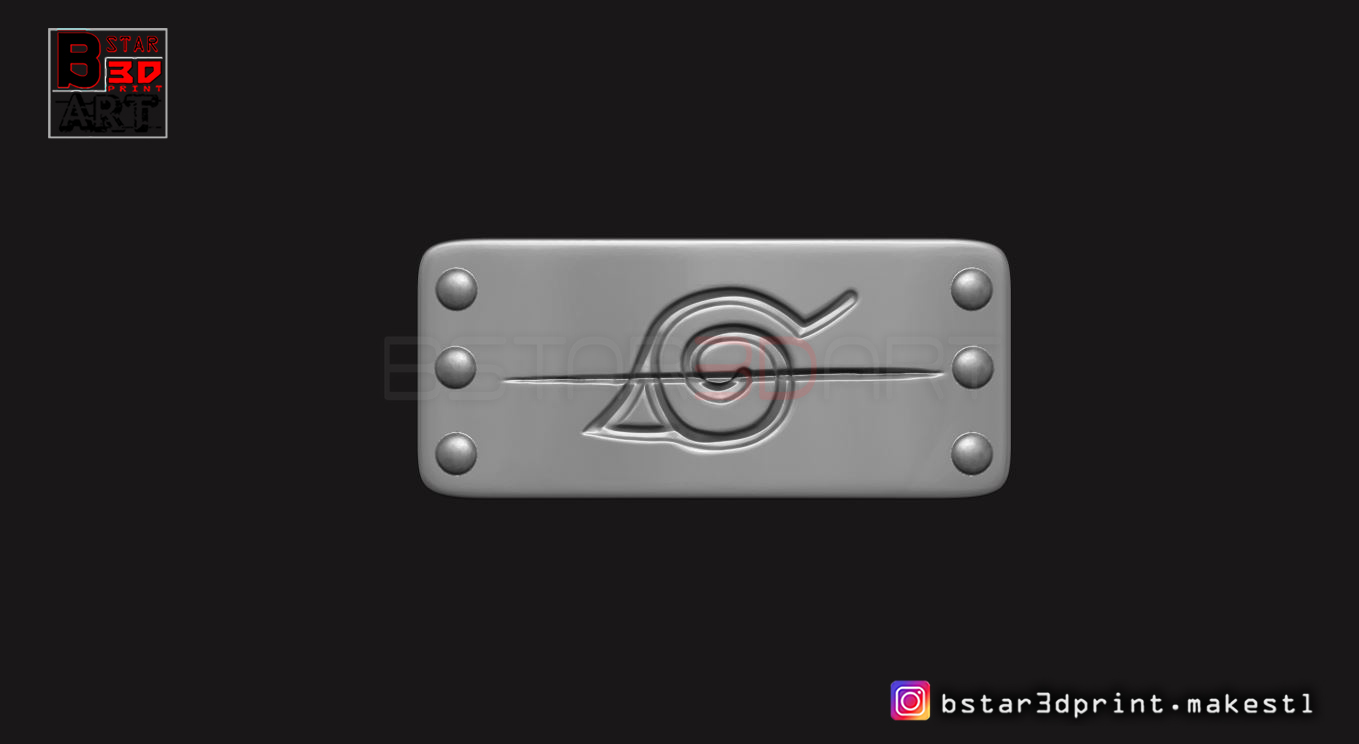 💬 Naruto Headband - Akatsuki Itachi Headband for Cosplay・ STL File for ...