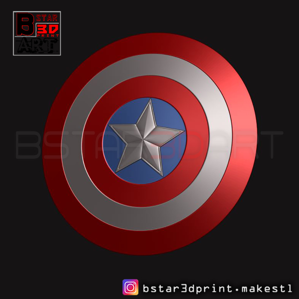 🛡️ The captain America Shield - Infinity War - Endgame - Marvel・ STL ...