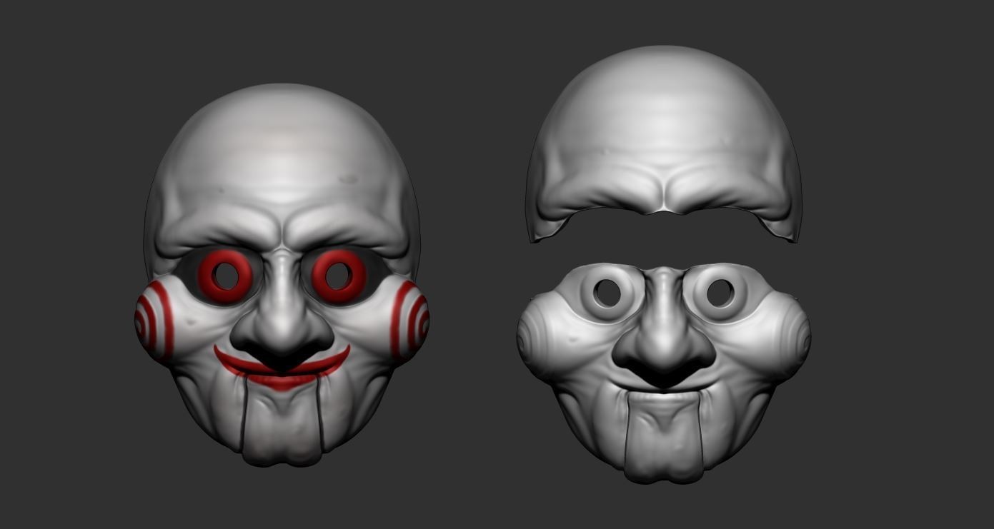 🪚 Saw Billy Puppet - Mask for Cosplay - 3D print model - STL file・ STL ...