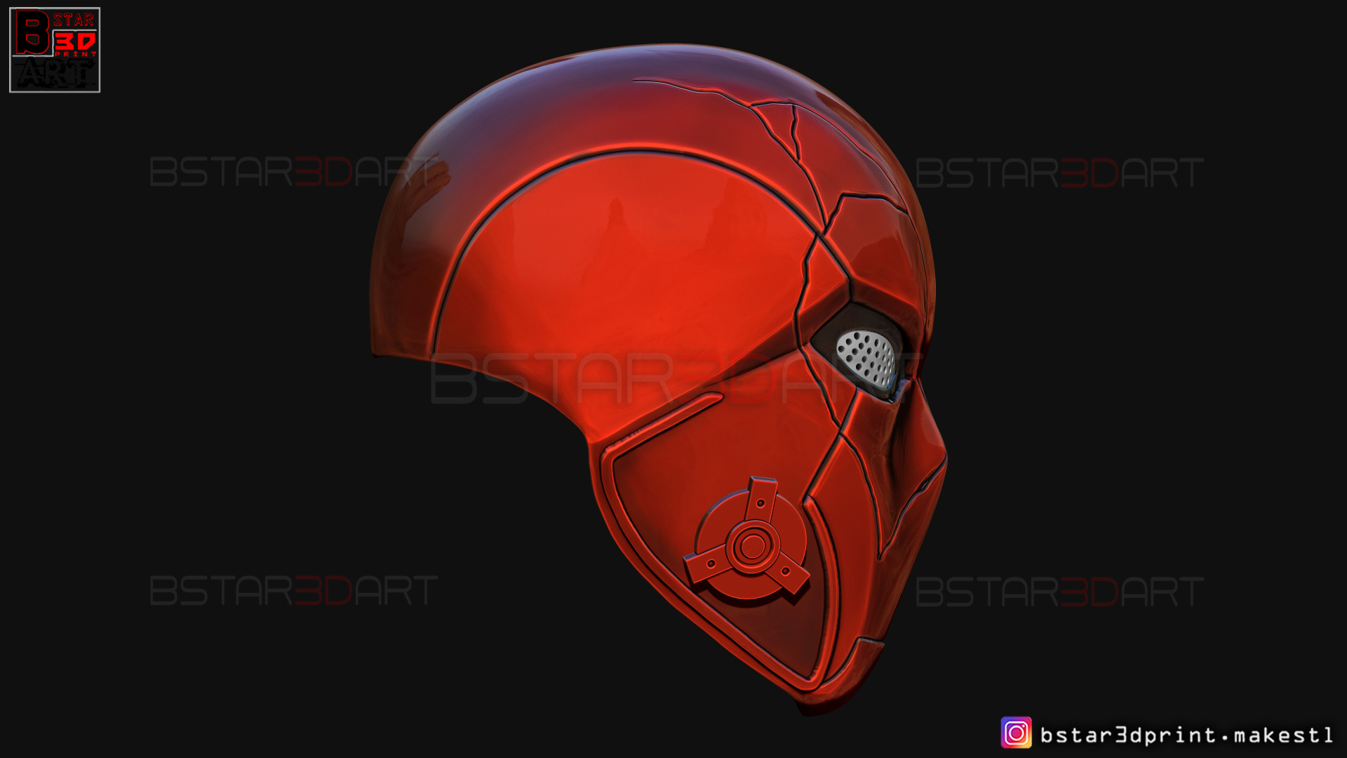 STL file Red Hood Mask - TITANS season 3 - DC comics Cosplay 3D print ...