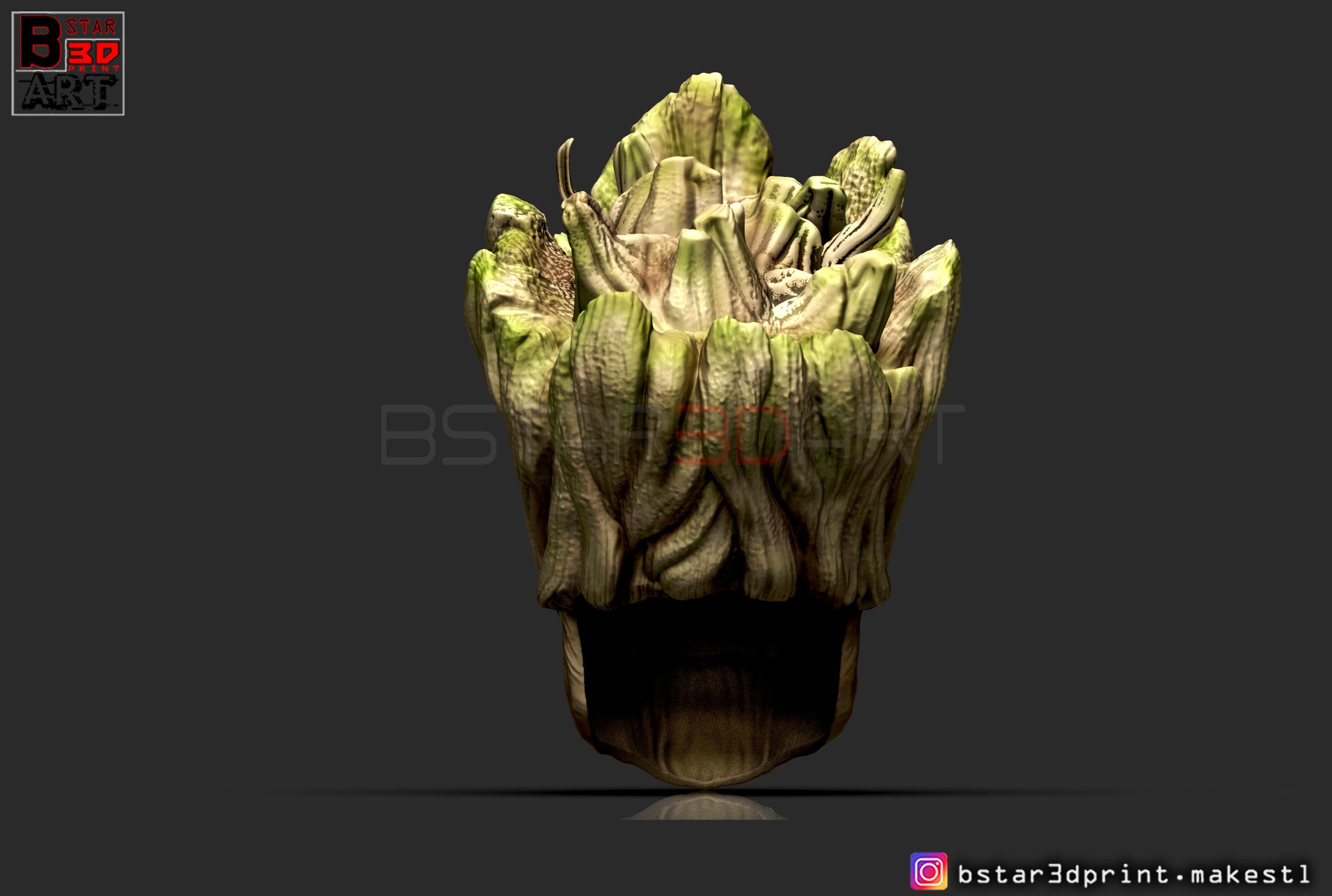 STL file Groot mask - Guardians of the Galaxy - Marvel comics cosplay ...