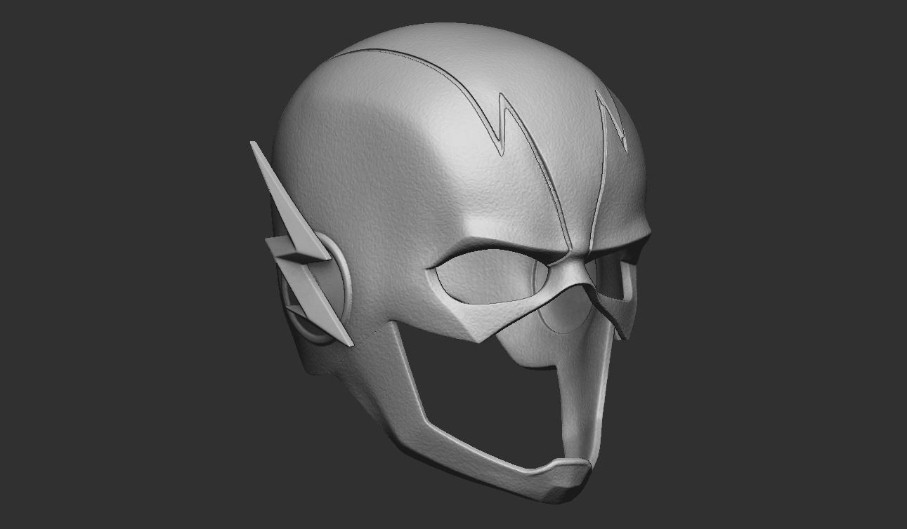 STL file Flash Helmet - Justice League 🪖・3D print design to download・Cults
