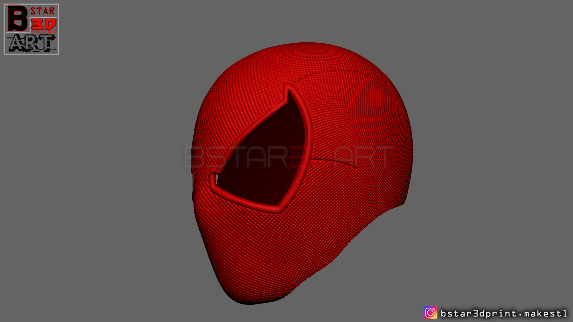STL file Scarlet Spider mask -Spider man Helmet - Marvel comics 🕷️ ・3D ...