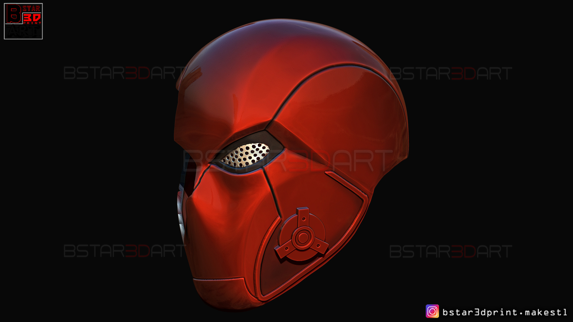 STL file Red Hood Mask Damaged - TITANS season 3 - DC comics Cosplay 3D ...