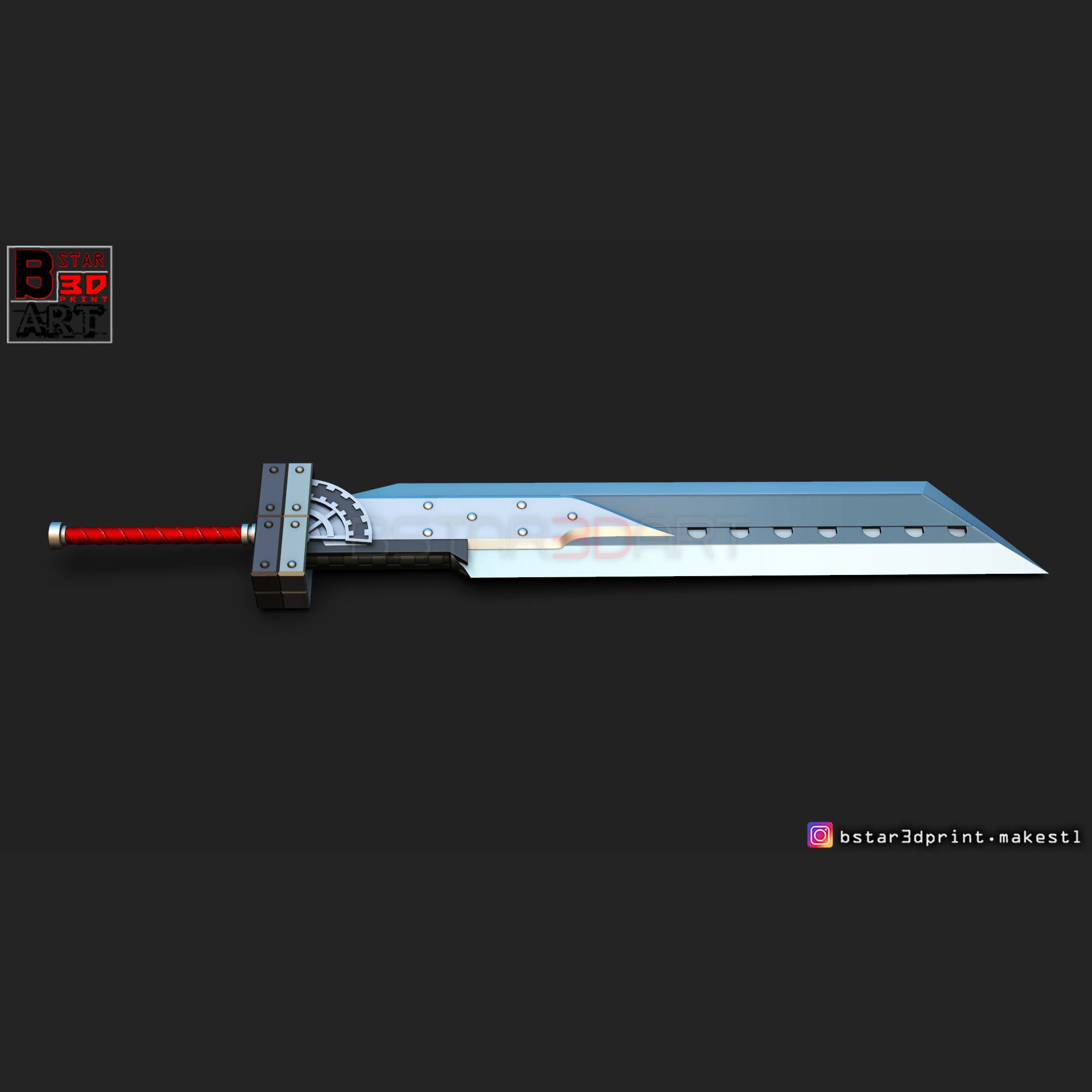 STL file Fusion Sword Cloud - Final Fantasy VII remake 🗡️ ・3D printing ...