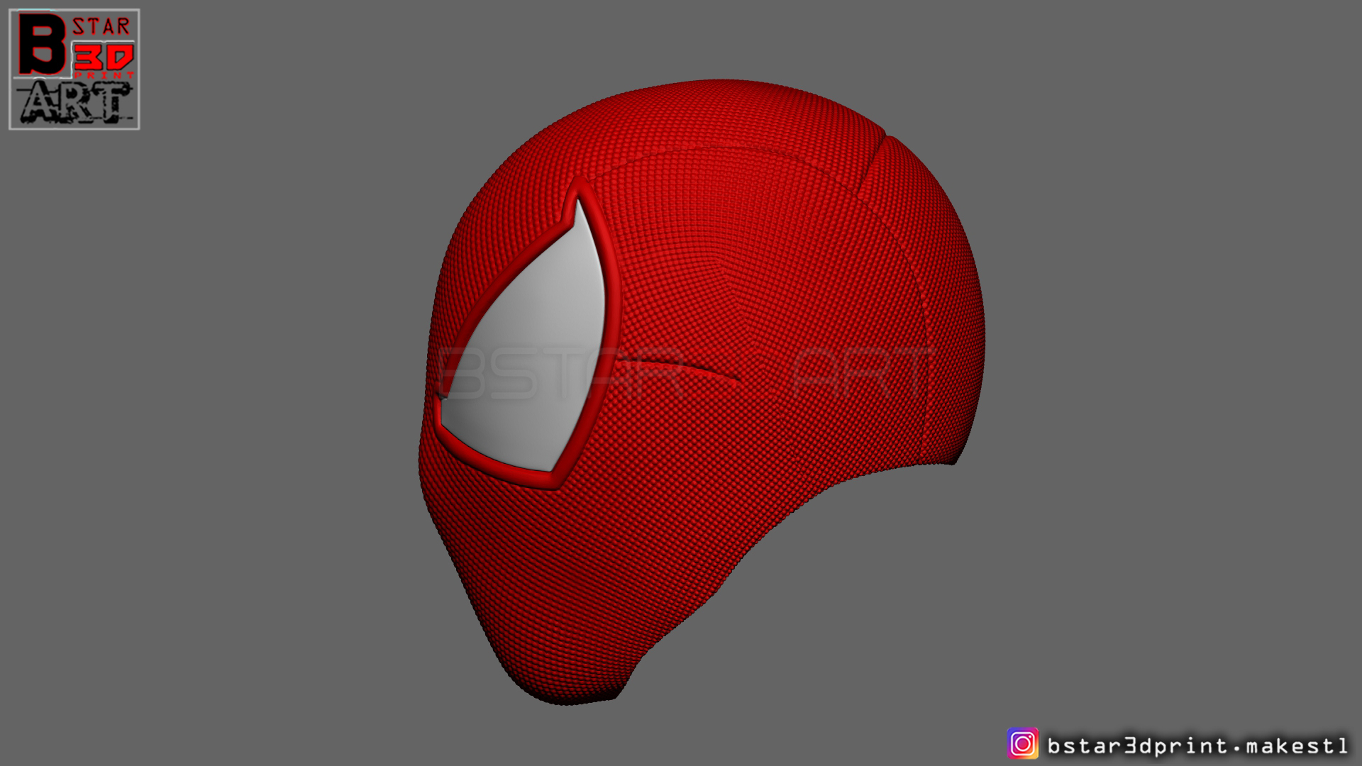 STL file Scarlet Spider mask -Spider man Helmet - Marvel comics 🕷️ ・3D ...
