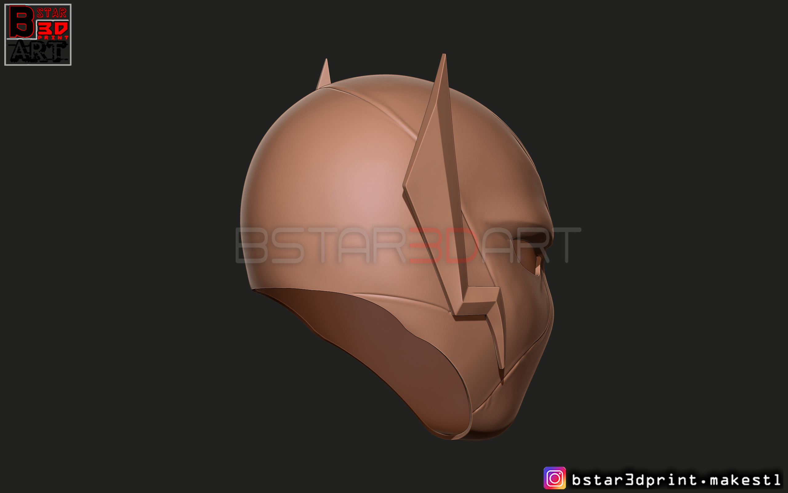 STL file Godspeed Mask - Flash God Season 6 - Flash cosplay helmet 🪖 ...