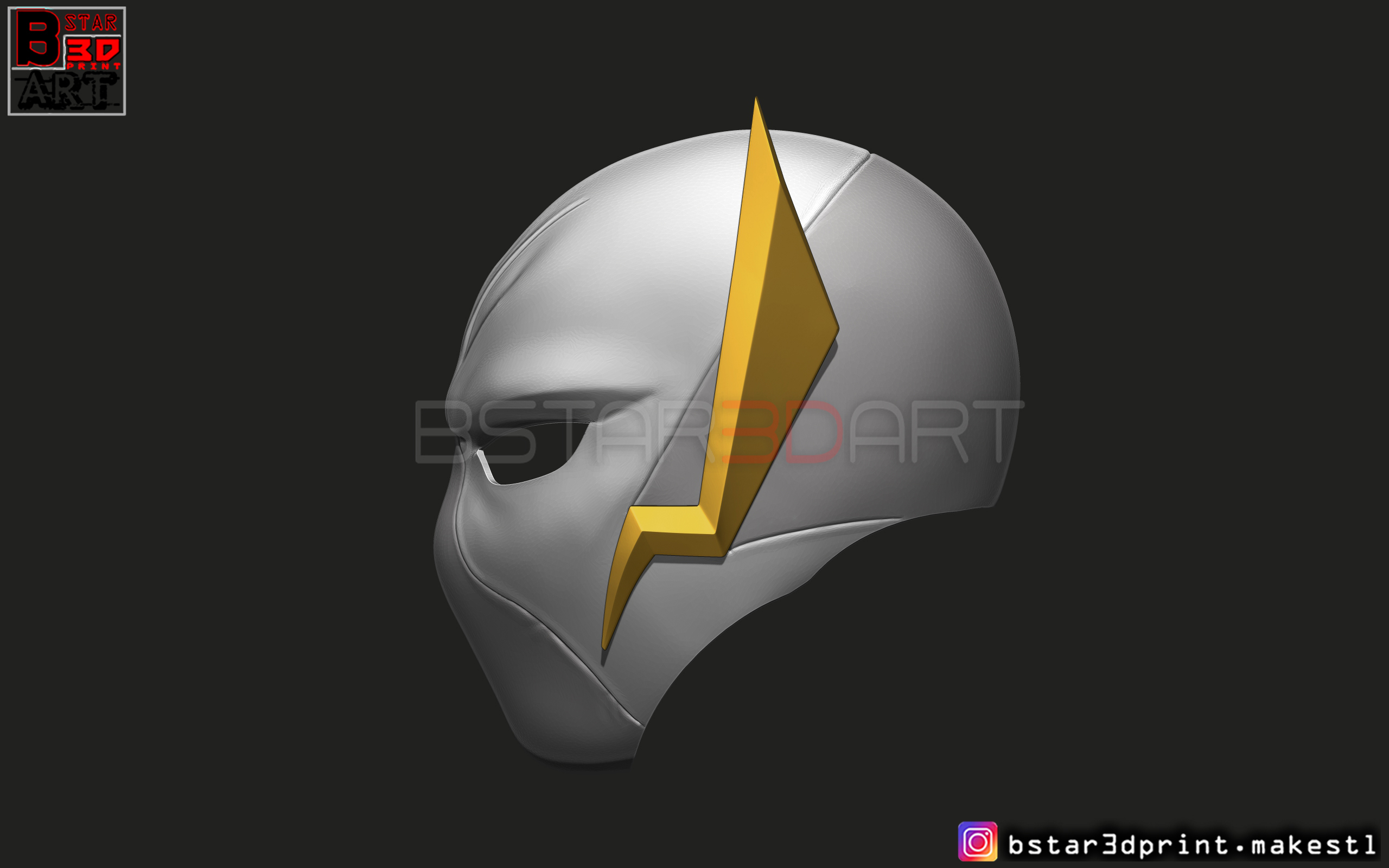 STL file Godspeed Mask - Flash God Season 6 - Flash cosplay helmet 🪖 ...