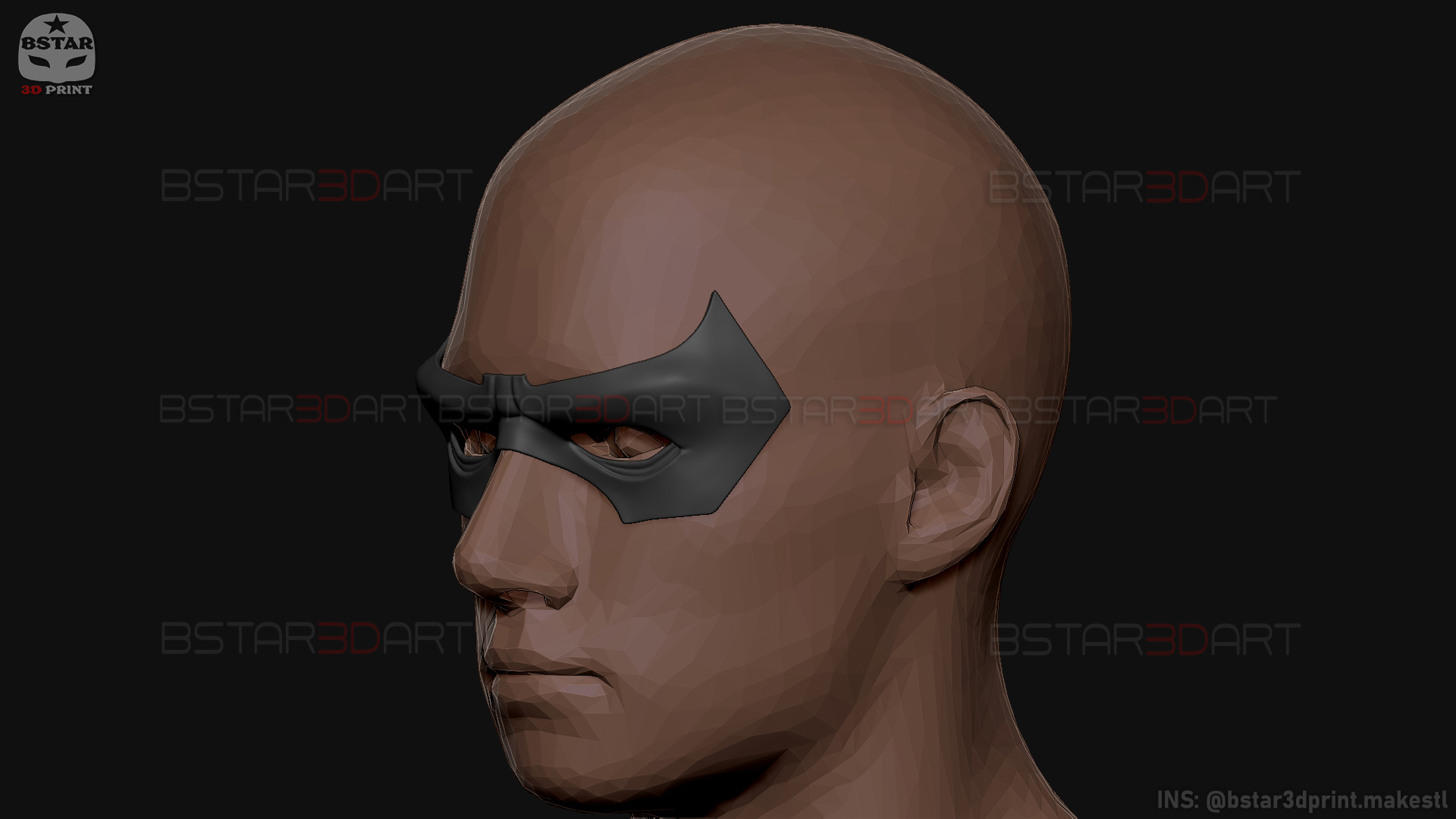 👀 Nightwing Eyes Mask - TITANS season 3 - DC comics Cosplay 3D print ...