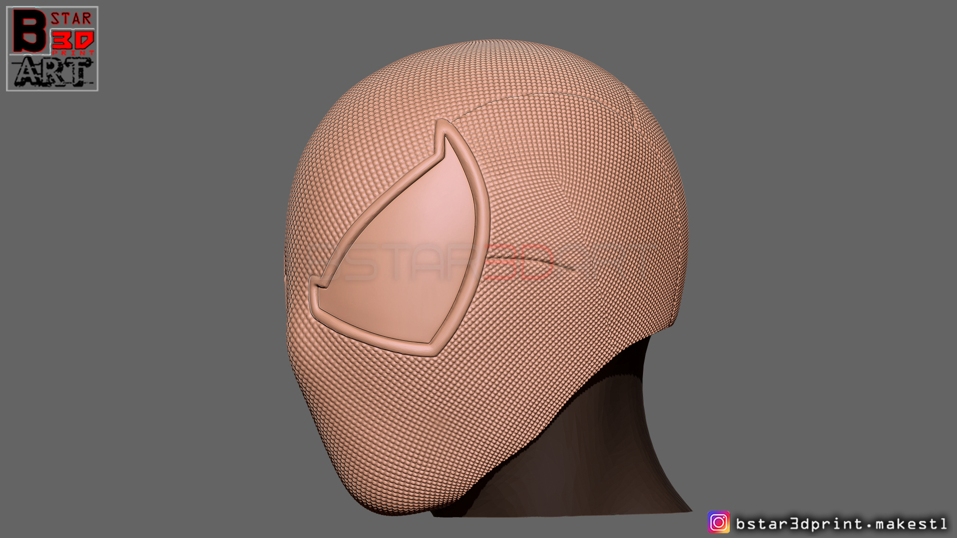 Файл STL Scarlet Spider mask -Spider man Helmet - Marvel comics 🕷️ ...