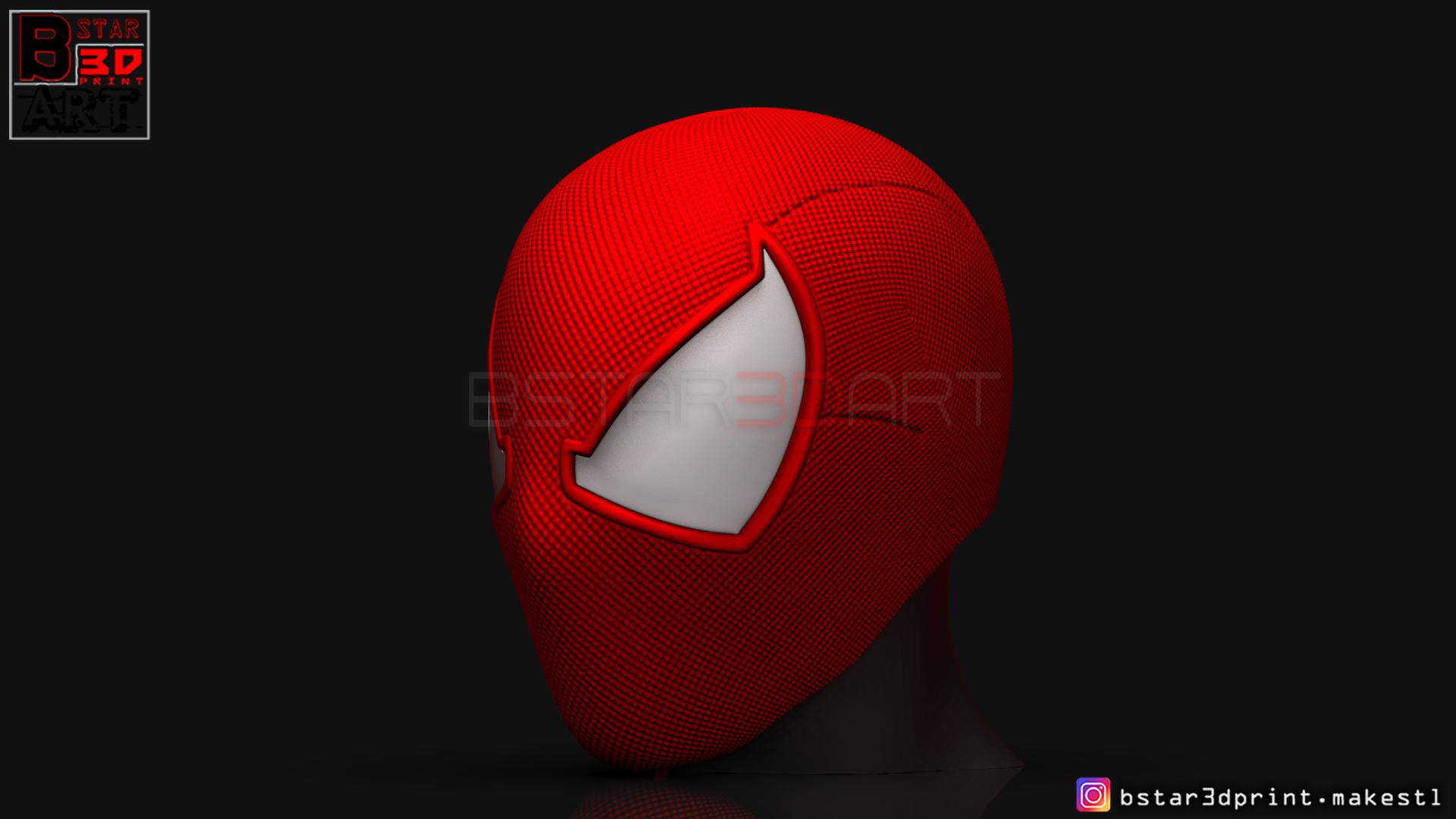 STL file Scarlet Spider mask -Spider man Helmet - Marvel comics 🕷️ ・3D ...