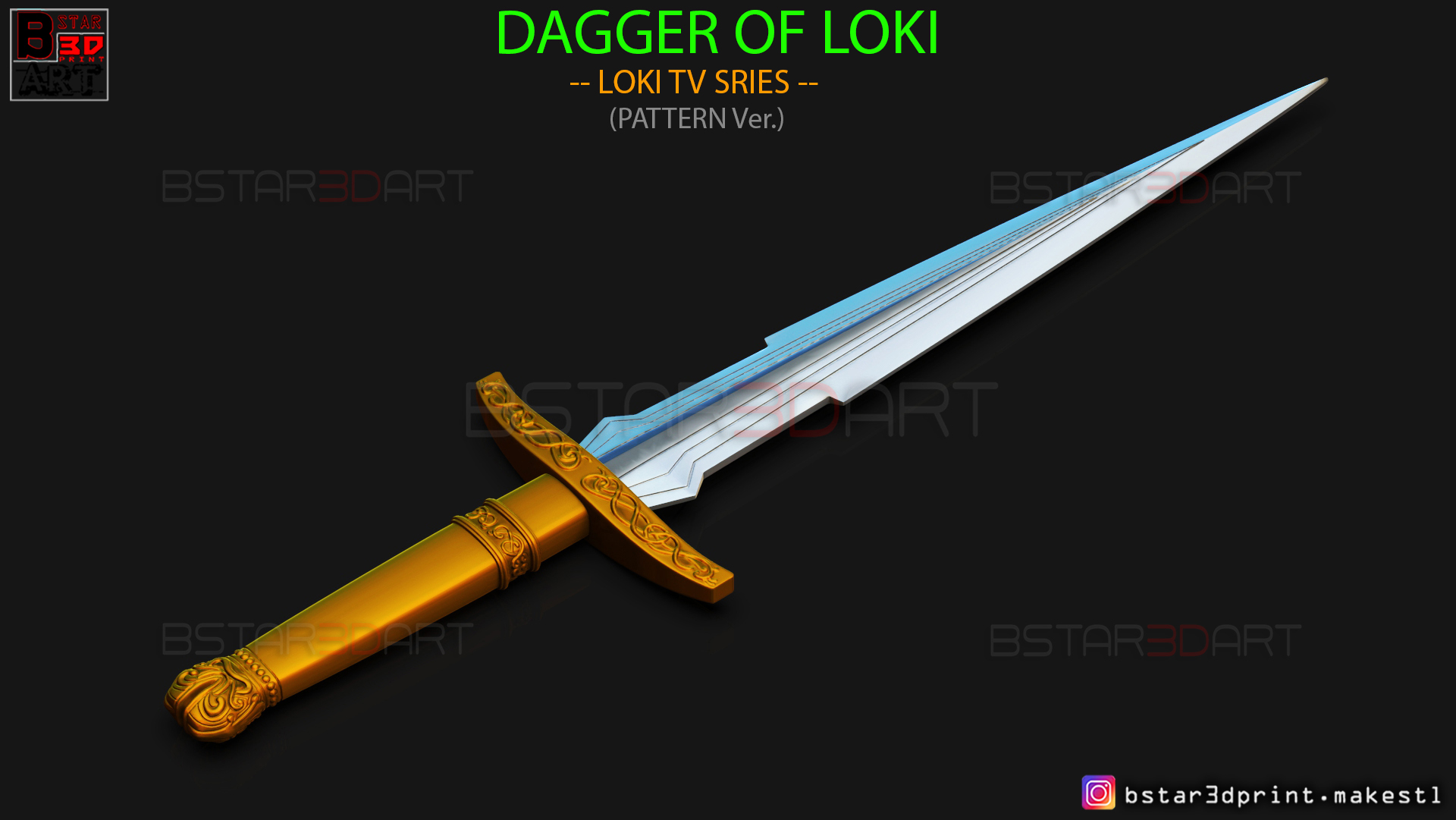 Файл STL Loki Dagger 2021 - High Quality - Weapon of Loki - TV series 🗡 ...