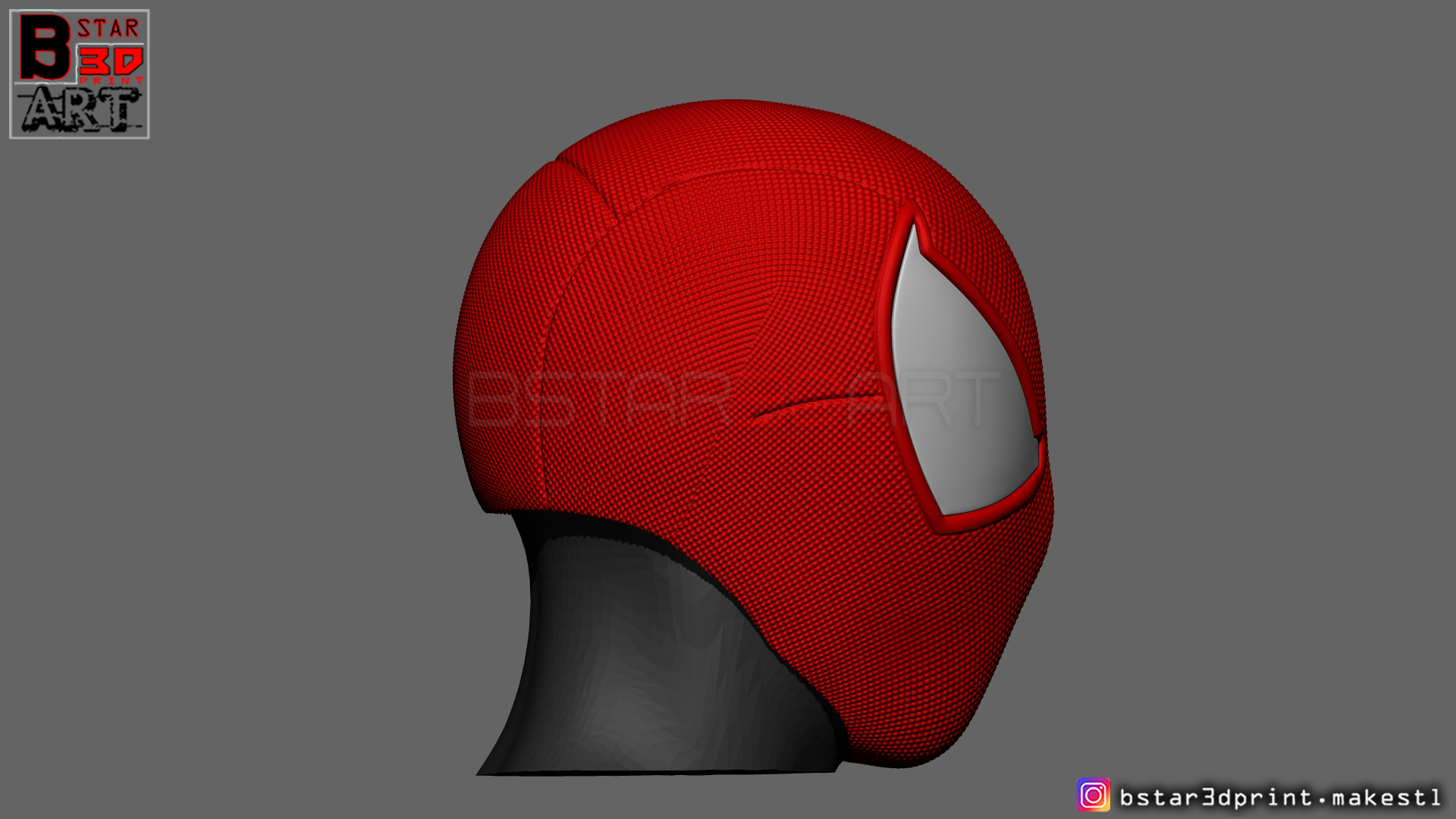 STL file Scarlet Spider mask -Spider man Helmet - Marvel comics 🕷️ ・3D ...