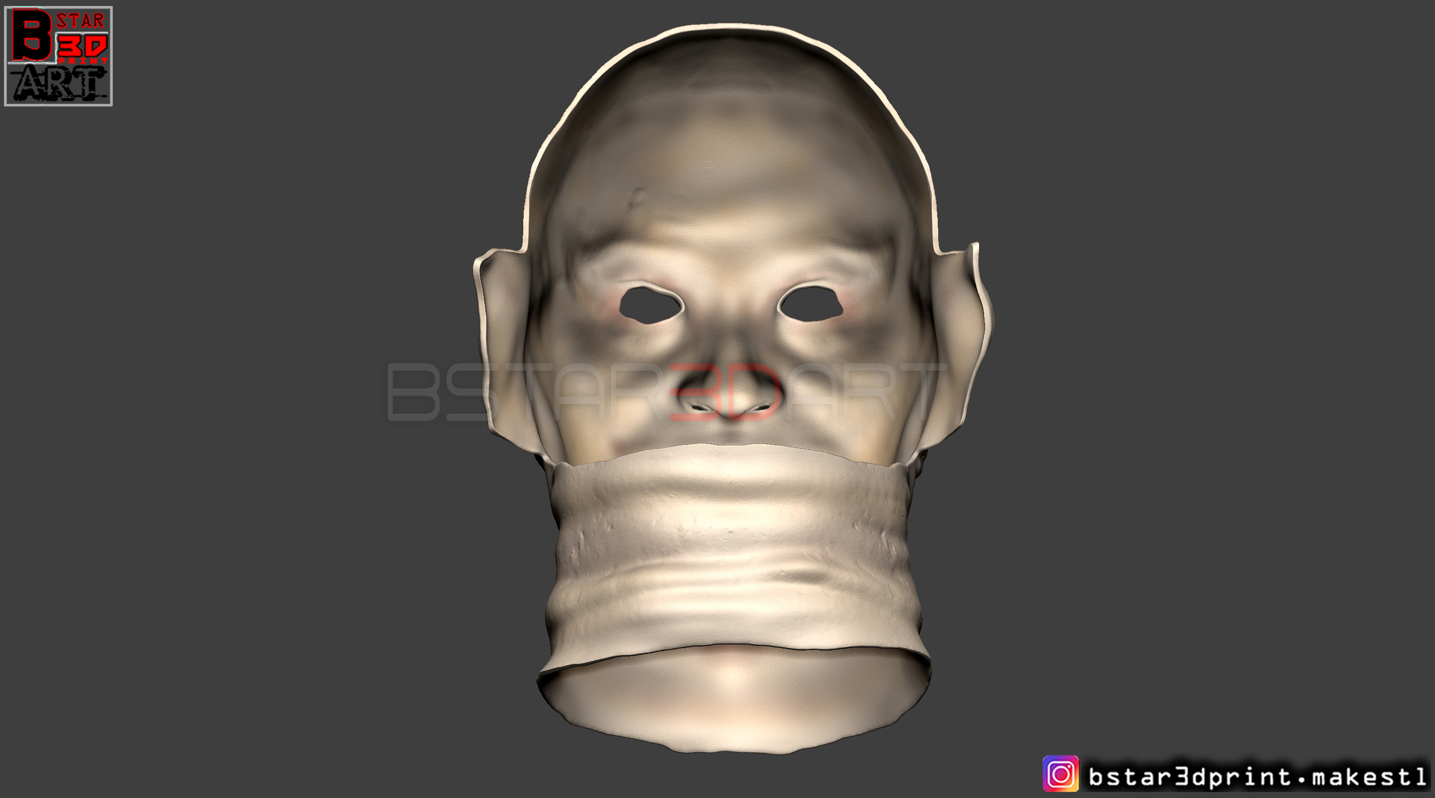 STL file LEATHERFACE 1974 KILLING MASK - THE TEXAS CHAINSAW MASSACRE ...