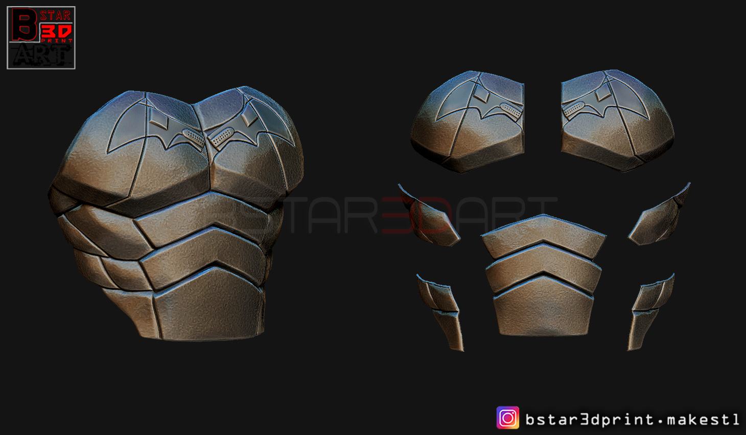 👫 Batman Chest Armor - Batman 2021 - Robert Pattinson・ STL File for ・Cults