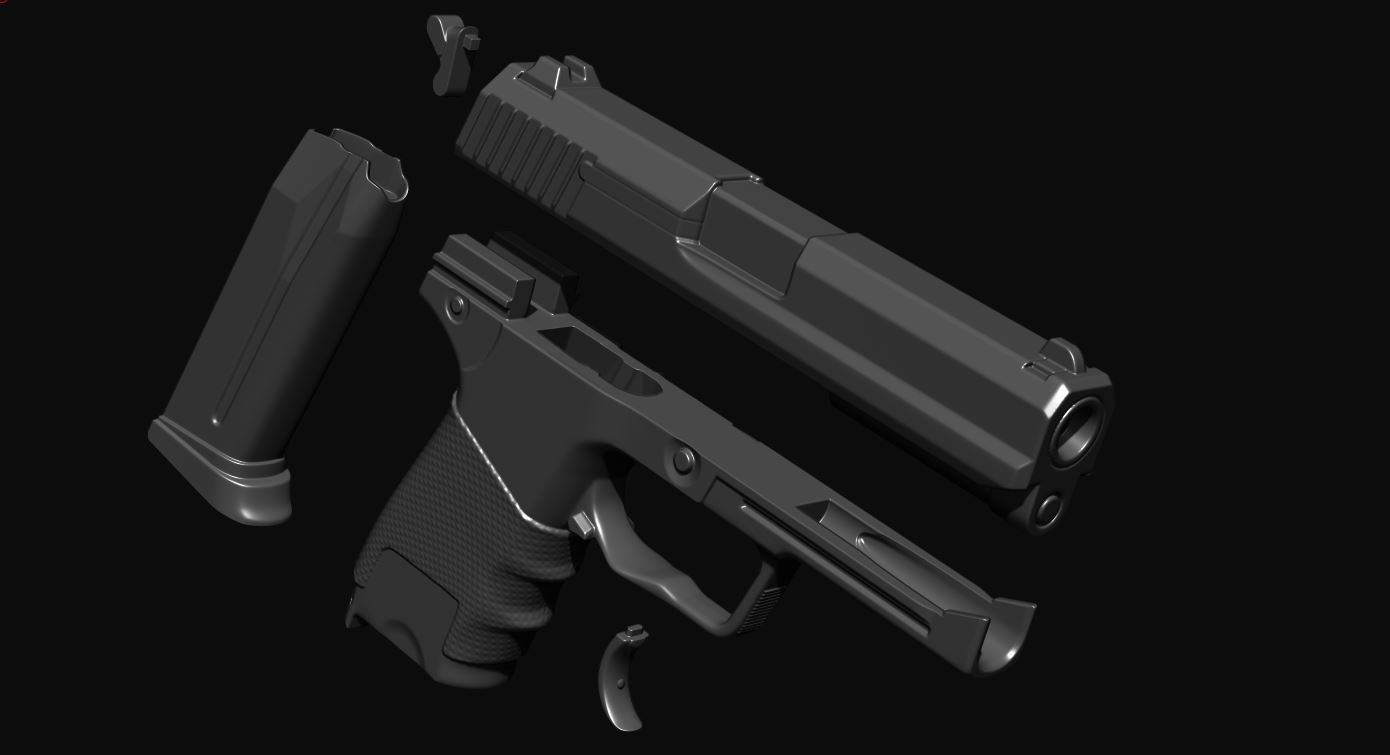 STL file Gun 🔫・3D printing design to download・Cults