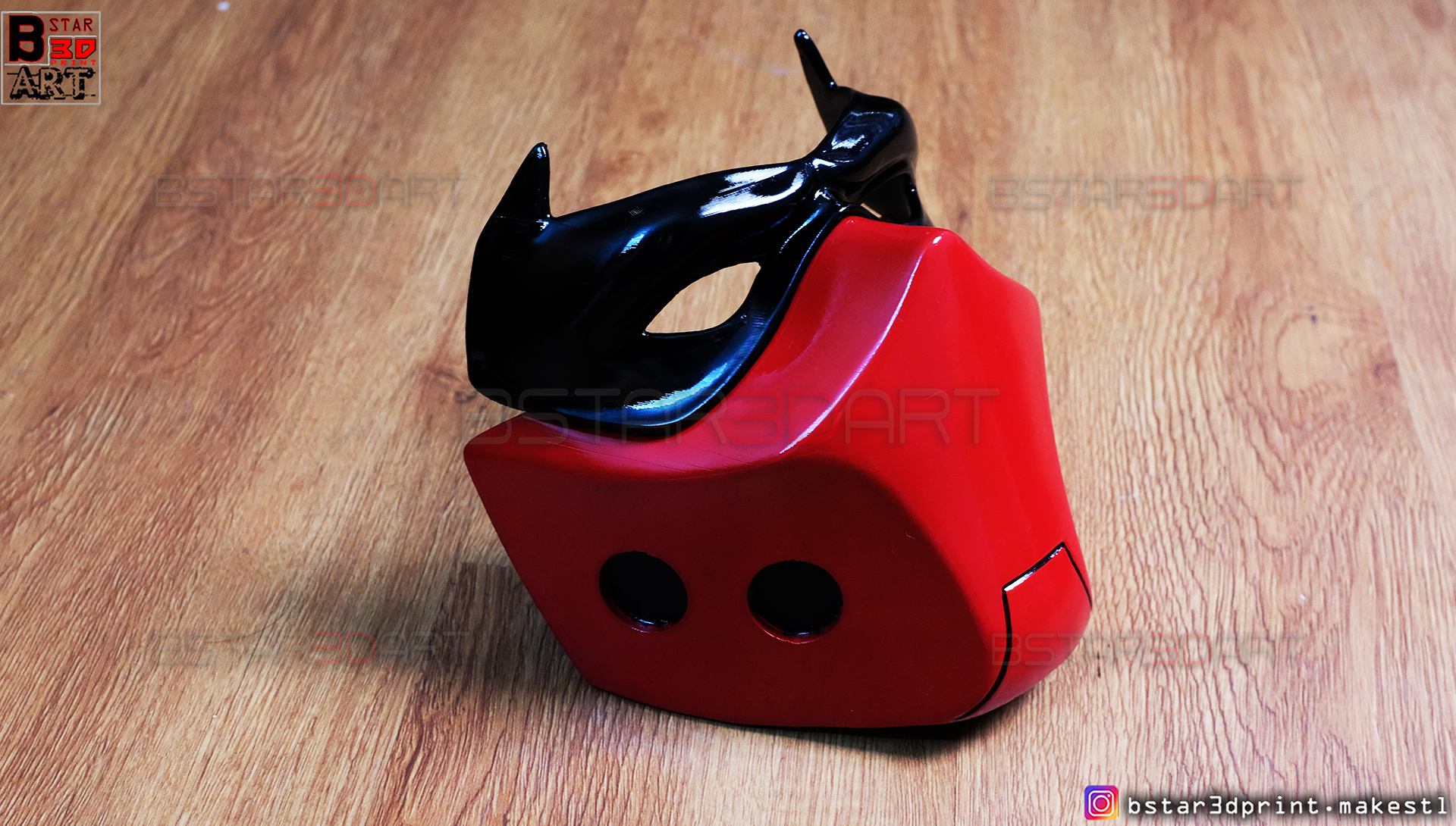STL file Red Hood Mask - DC comics Cosplay 🪖・3D printable model to ...