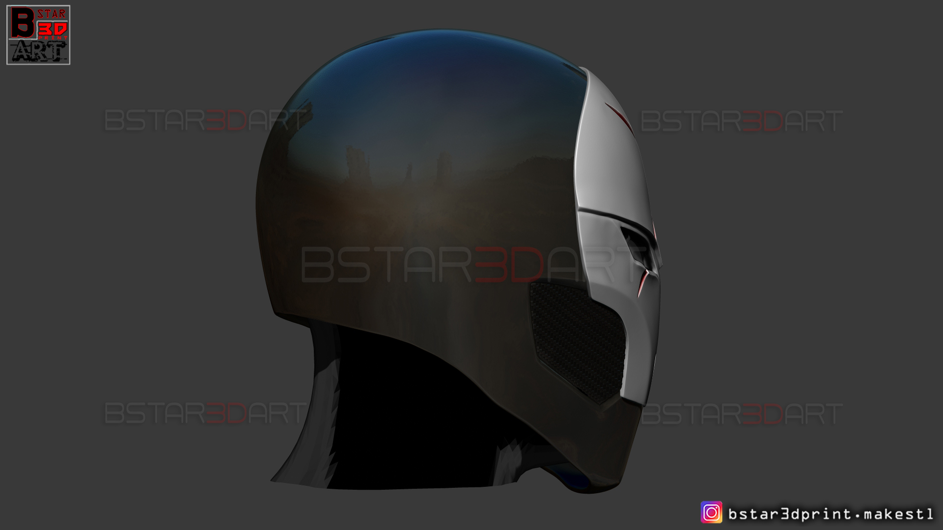 STL file Red X Helmet - DC comics 🪖 ・3D print design to download・Cults