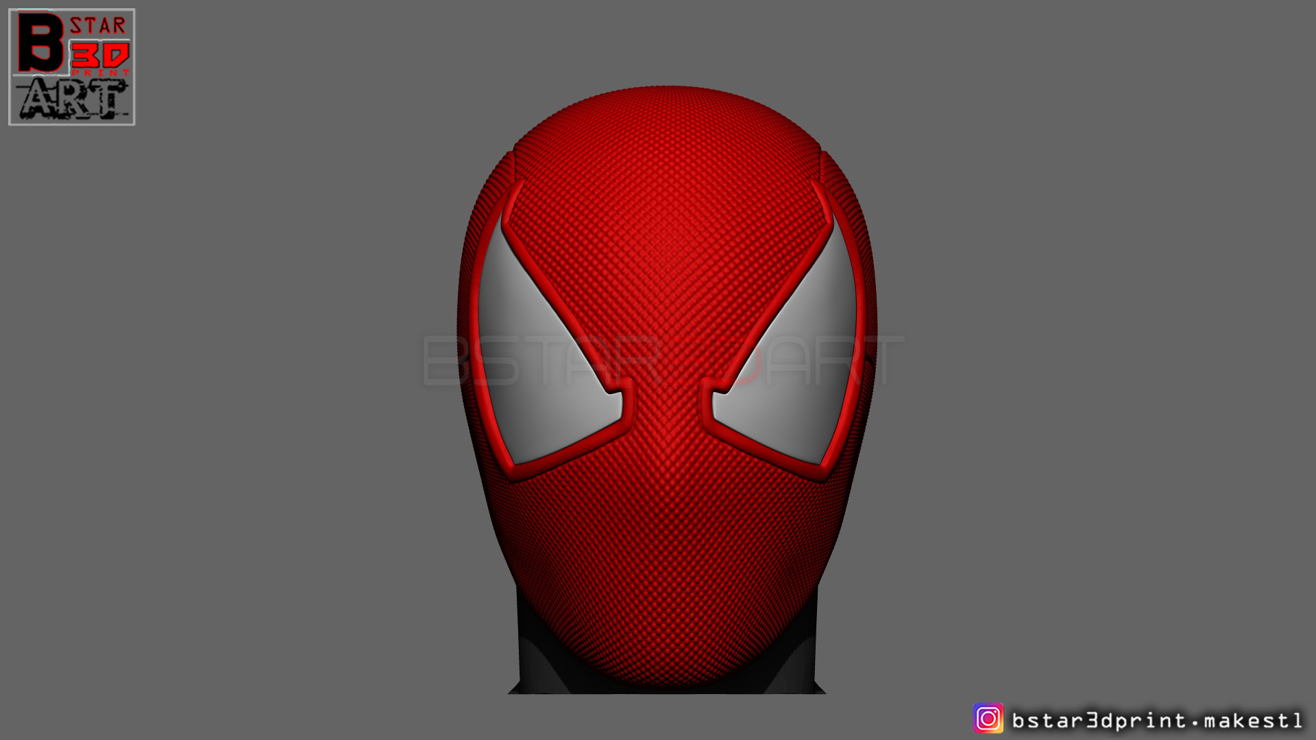 STL file Scarlet Spider mask -Spider man Helmet - Marvel comics 🕷️ ・3D ...