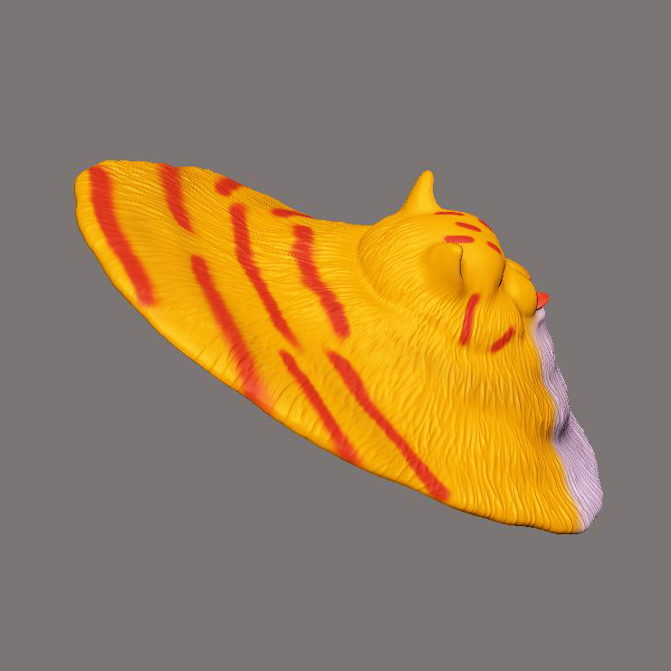 🐱 Funny Cat・Free STL File for ・Cults