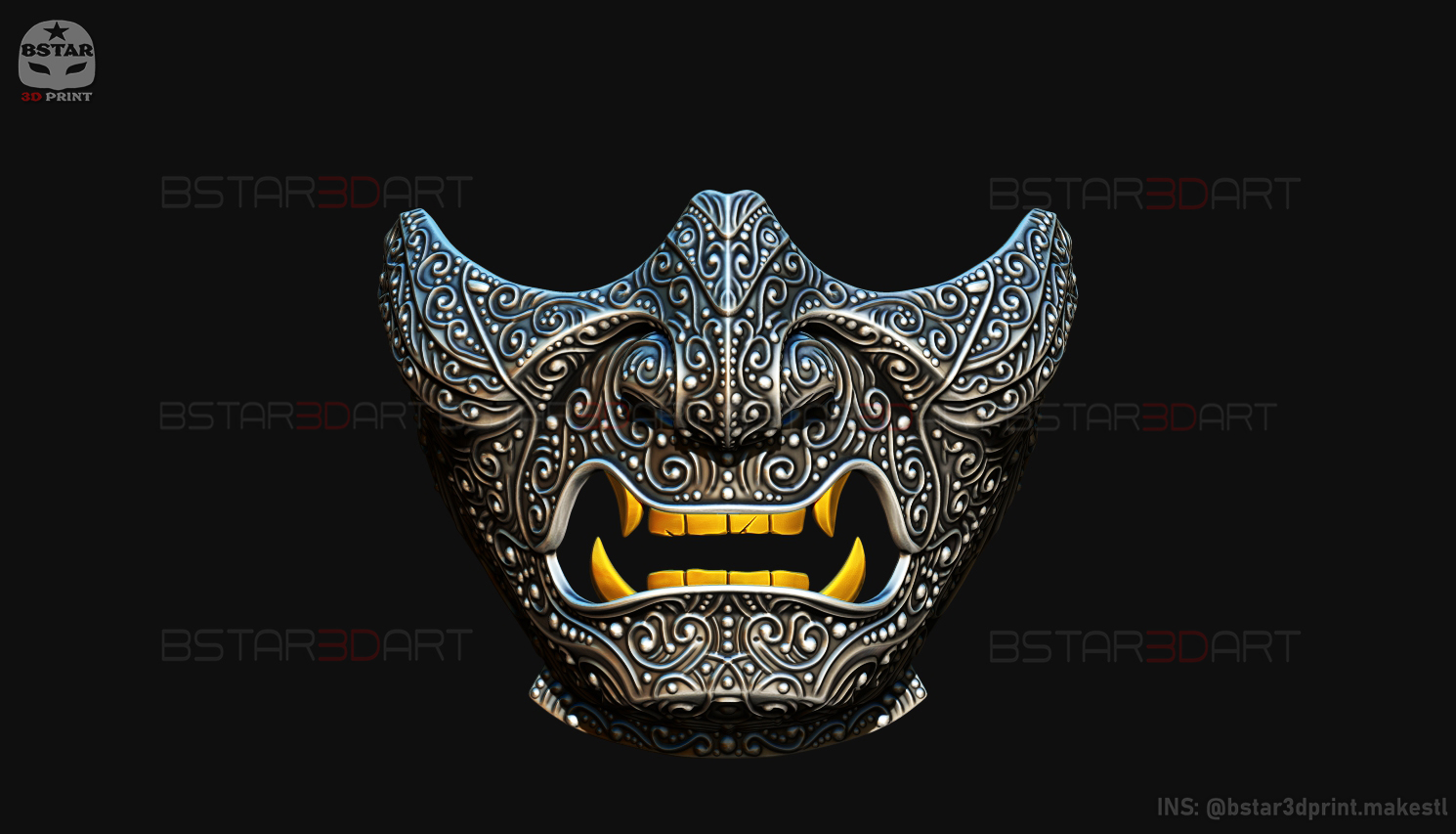 STL file Ghost Of Tsushima - Ghost Mask Carved - Samurai Cosplay Mask 👻 ...