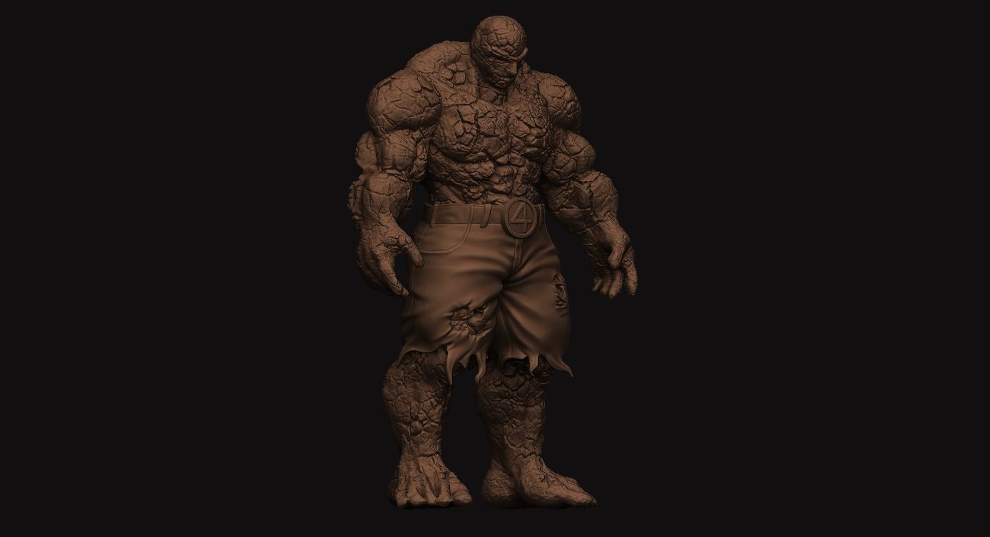 STL file The Thing - Fantastic Four - Marvel 🦸 ・3D printing idea to ...