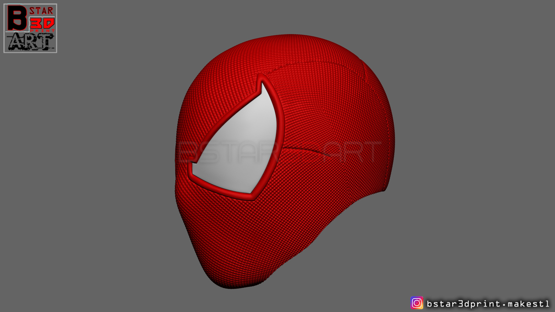 STL file Scarlet Spider mask -Spider man Helmet - Marvel comics 🕷️ ・3D ...
