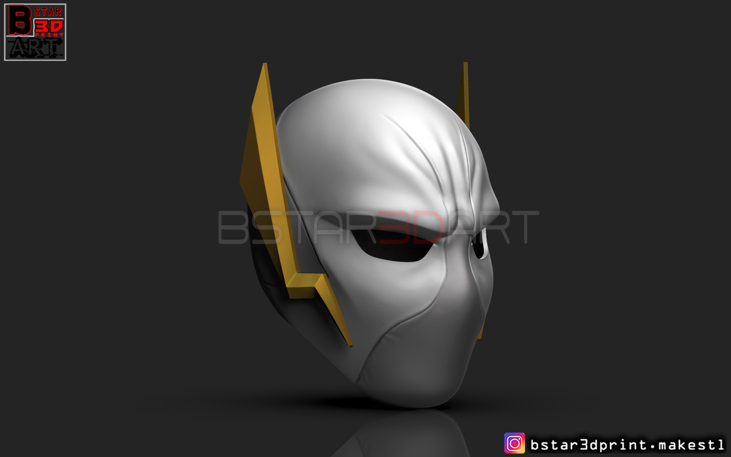 STL file Godspeed Mask - Flash God Season 6 - Flash cosplay helmet 🪖 ...