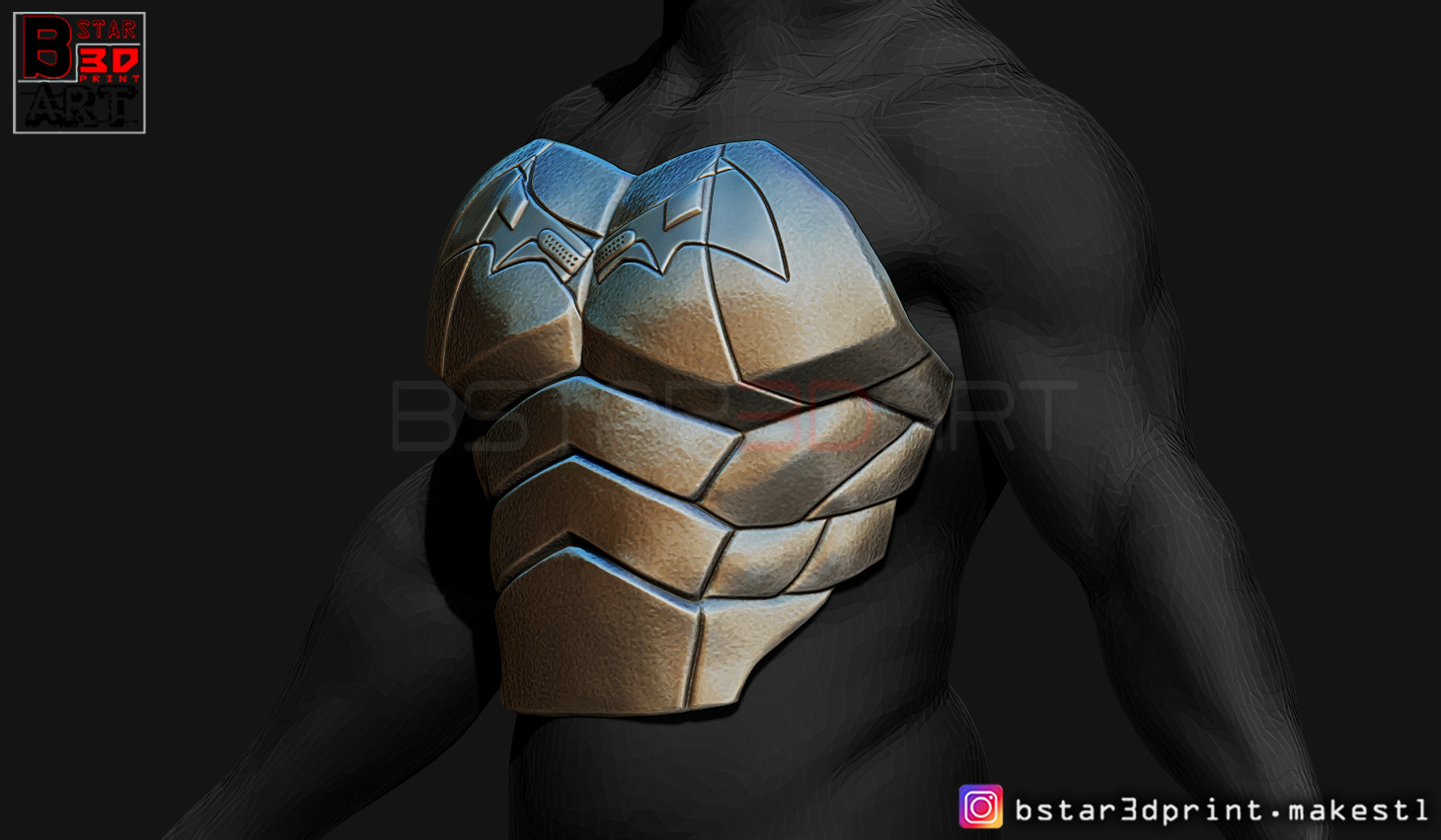 👫 Batman Chest Armor - Batman 2021 - Robert Pattinson・ STL File for ・Cults
