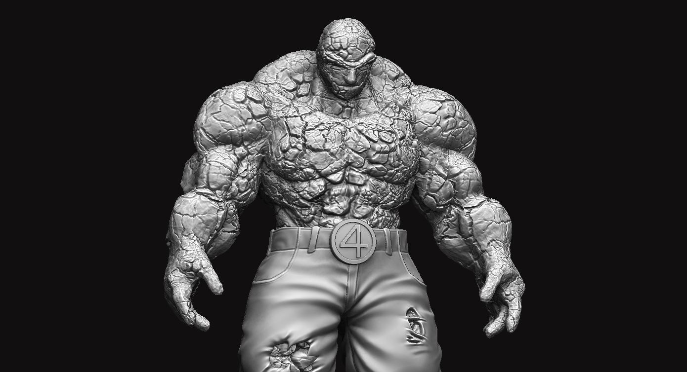 STL file The Thing - Fantastic Four - Marvel 🦸 ・3D printing idea to ...
