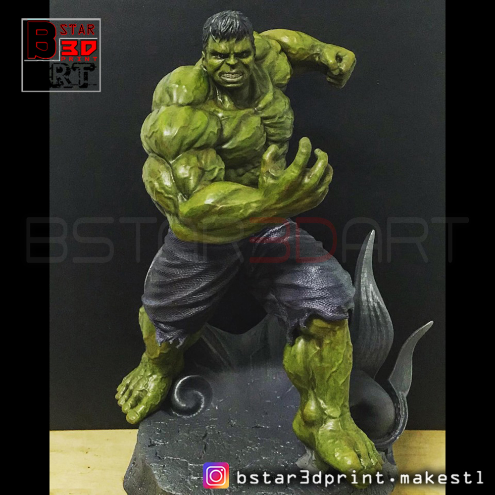 3D printable SUPER HULK - Super Hero - Marvel • made with Anycubic・Cults