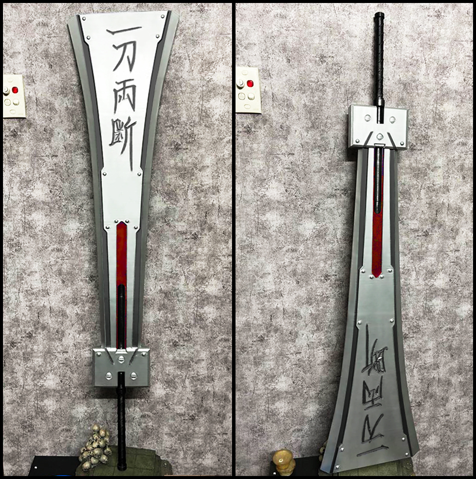 HardEdge Sword Cloud - Final Fantasy VII remake 3D print model ...