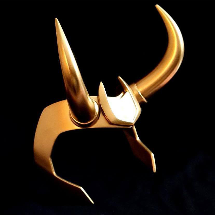 3D-печать работы Loki Crown - Loki Mask - TV series 2021 3D print model ...