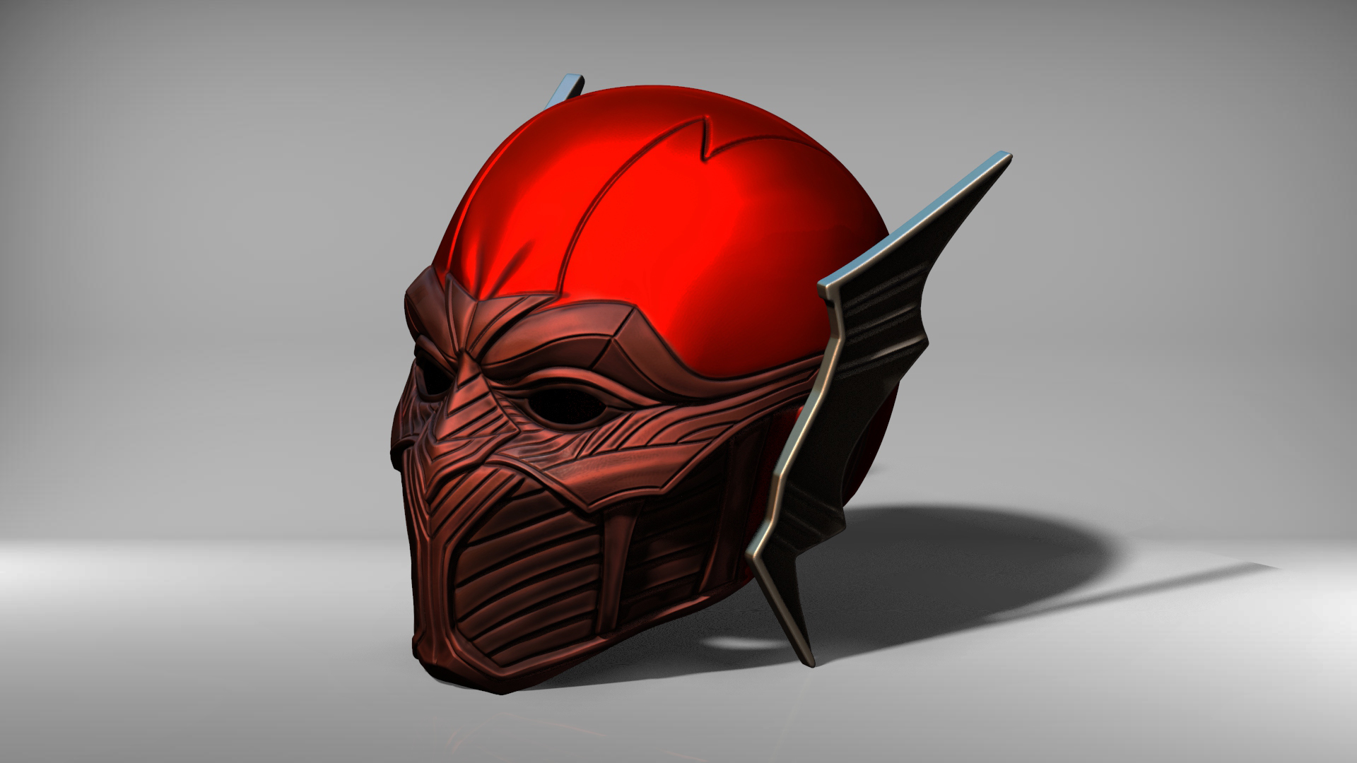 👾 Red Death Batman Mask - Flash Mask - DC Comics 3D print model ...
