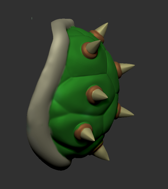 STL file Bowsette Shell 🐚 ・Design to download and 3D print・Cults