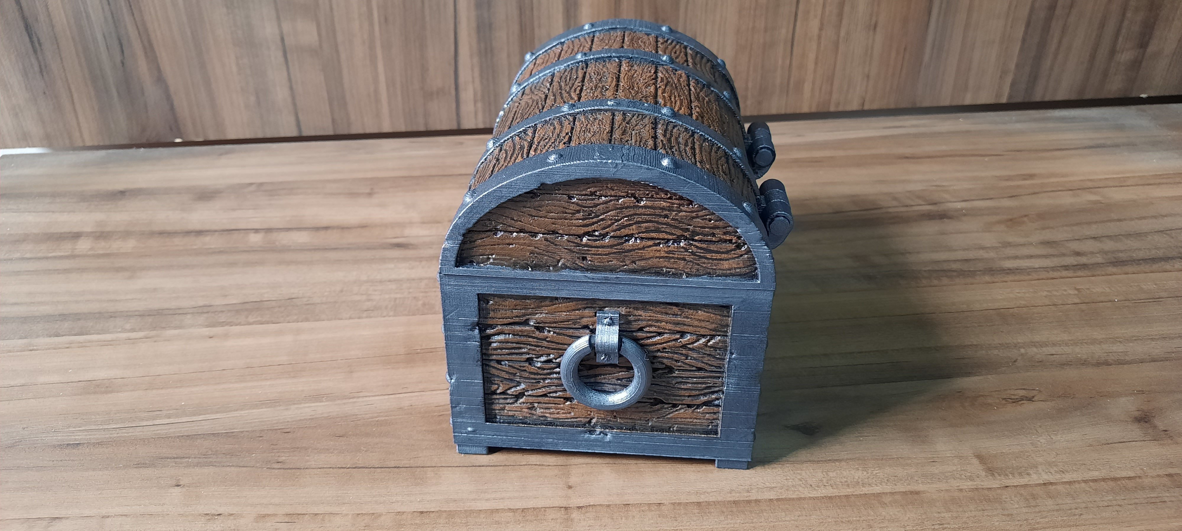 3D printed Treasure chest - Working Lock・Cults