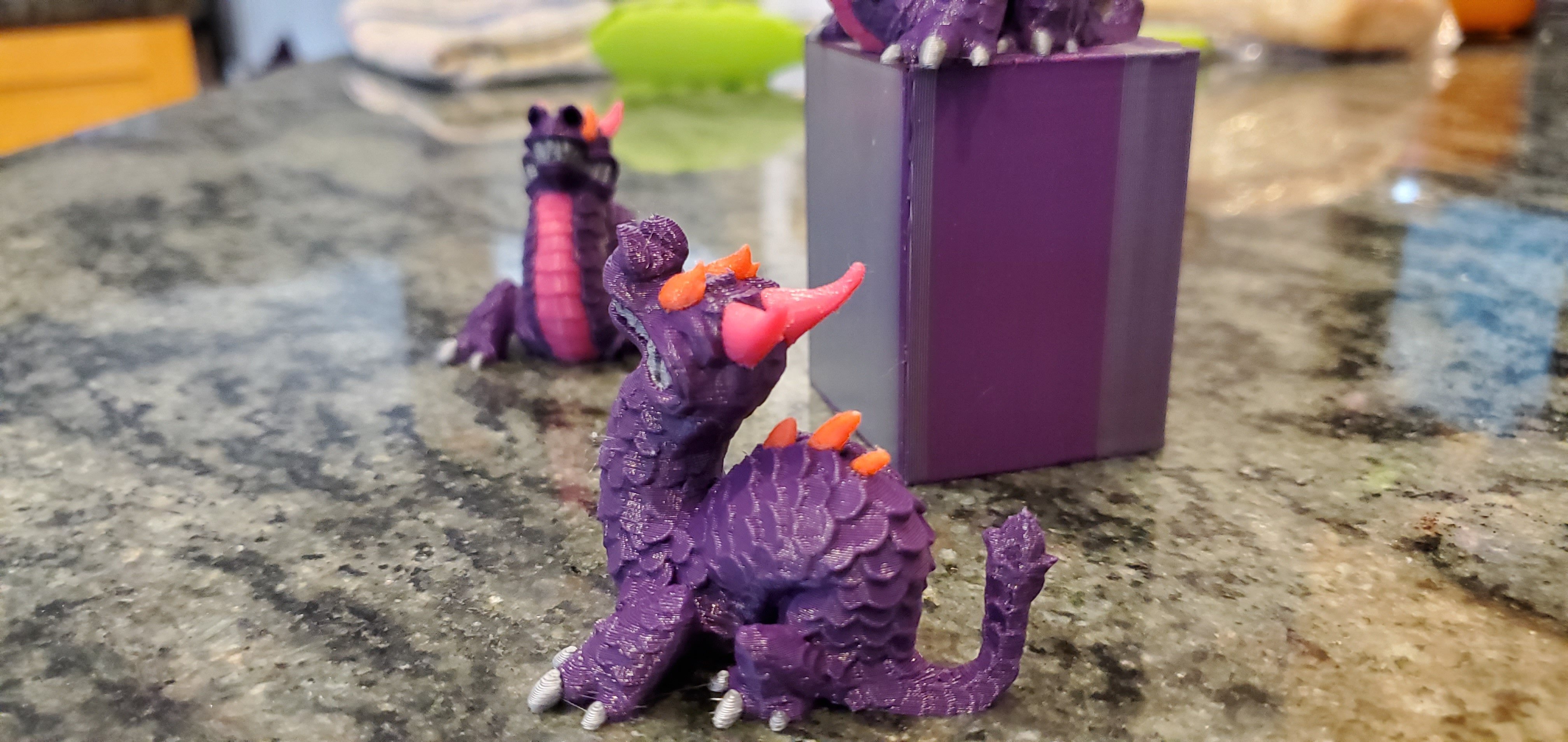 3D printed Multi-Color Longhuo the Eastern Dragon・Cults