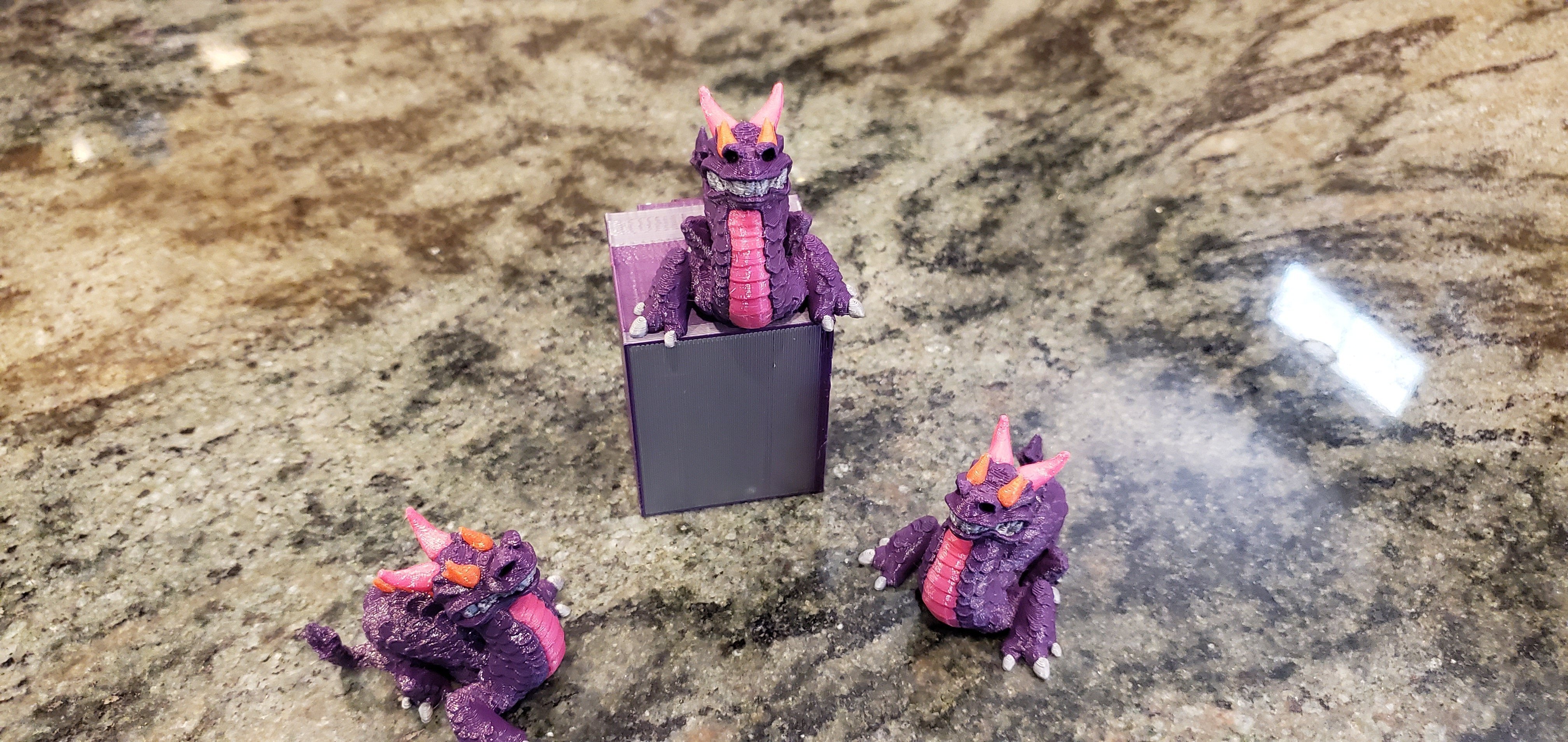 3D printed Multi-Color Longhuo the Eastern Dragon・Cults