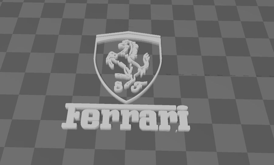 👽 Ferrari logo・ STL File for ・Cults