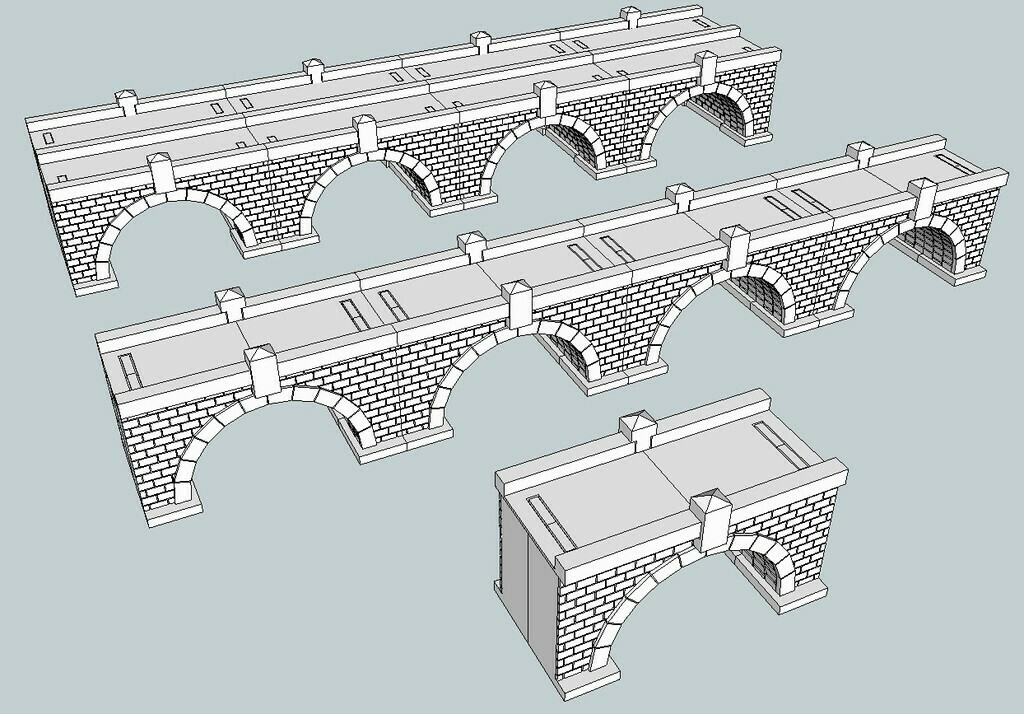 🏠 HO Scale Goulburn Viaduct・Free 3D File for ・Cults