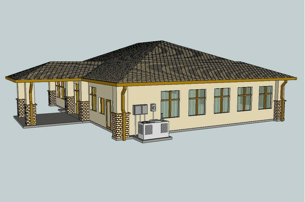 🧑‍⚕️ HO Scale Health Clinic or Small Hospital・Free 3D File for ・Cults
