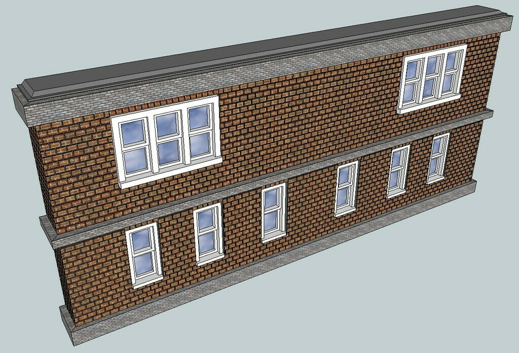 🏠 HO Scale Background Buiiding Apartments・Free STL File for 3D printing ...