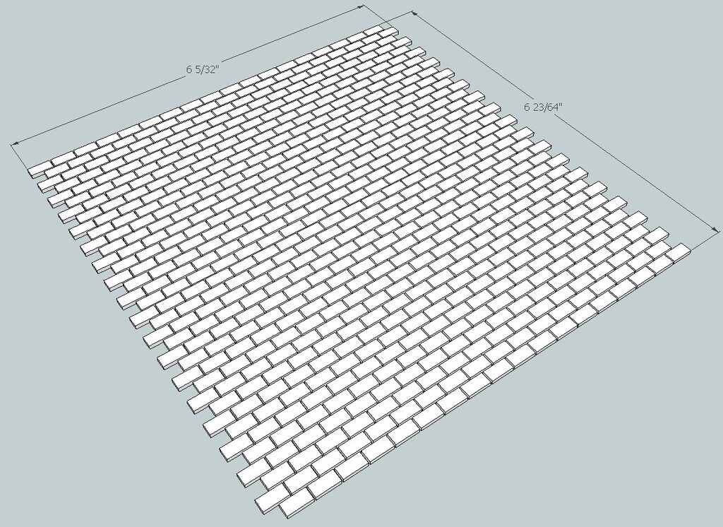 🏠 HO Scale Stone Wall Material・Free 3D File for ・Cults