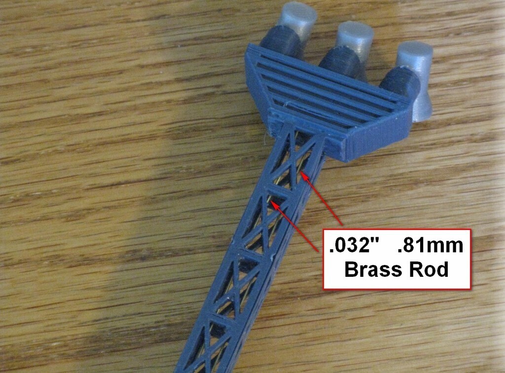 🆕 HO Scale NEW Yard Light Tower・Free STL File for ・Cults