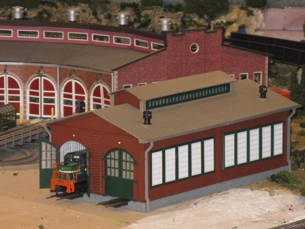 🆕 NEW HO Scale Two Stall Engine House・Free STL File for ・Cults