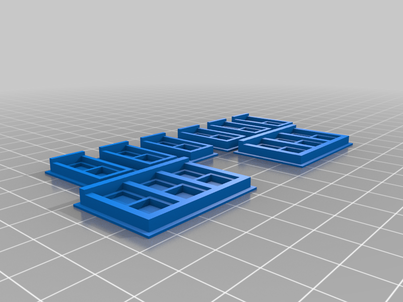 🏠 HO Scale Background Buiiding Apartments・Free STL File for 3D printing ...