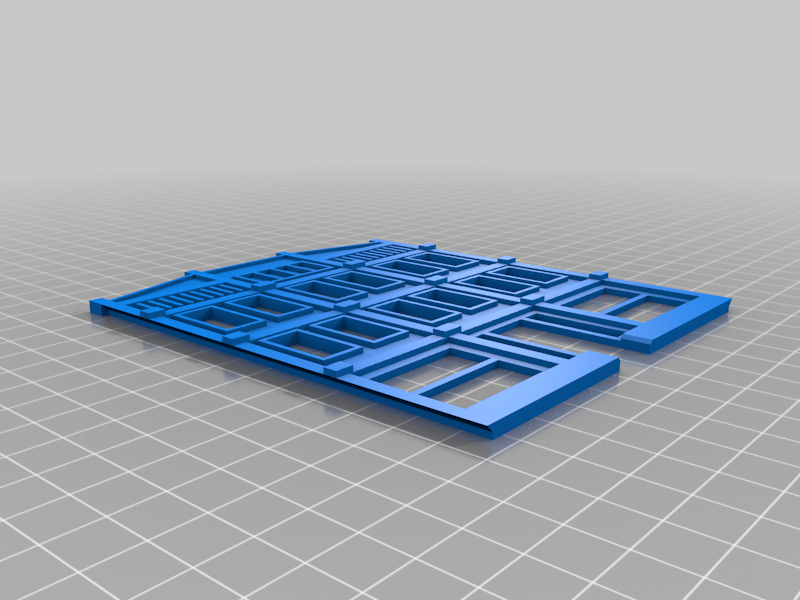 🏛️ HO Scale Main Street Three・Free STL File for 3D printing・Cults