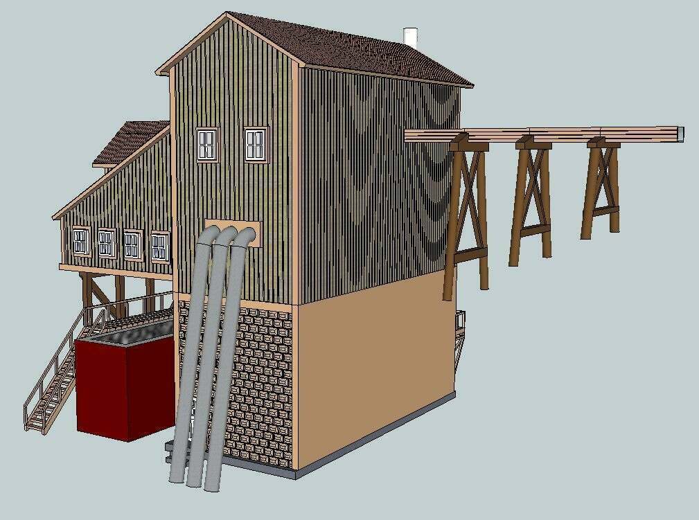 🏛️ HO Scale Coal Mine・Free STL File for 3D printing・Cults